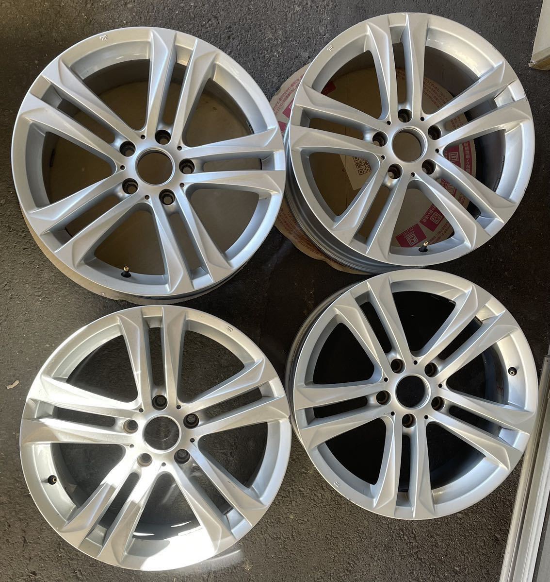 【傷や汚れあり】BMW F32 4シリーズ MAK BIMMER 18インチ 8J +38 5穴 PCD120 72.6Φ ホイールのみ 4本 の落札情報詳細| ヤフオク落札価格情報 オークフリー