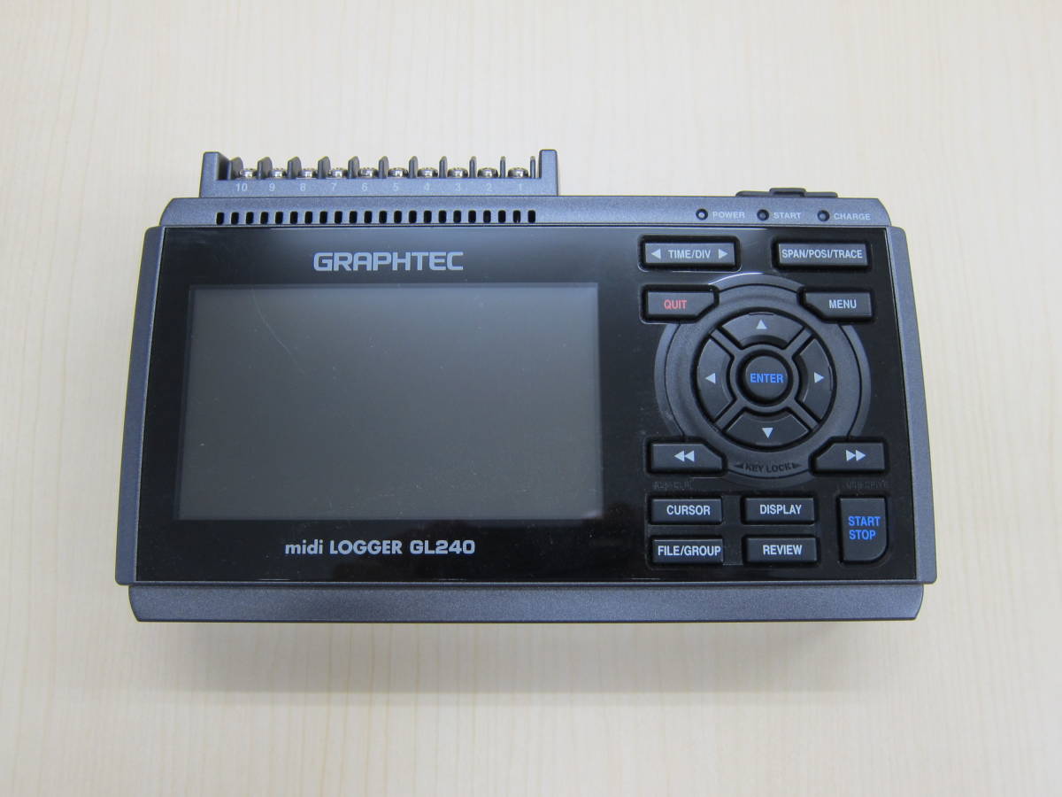 【中古】GRAPHTEC グラフテック データロガー midi LOGGER GL200の落札情報詳細 - ヤフオク落札価格検索 オークフリー