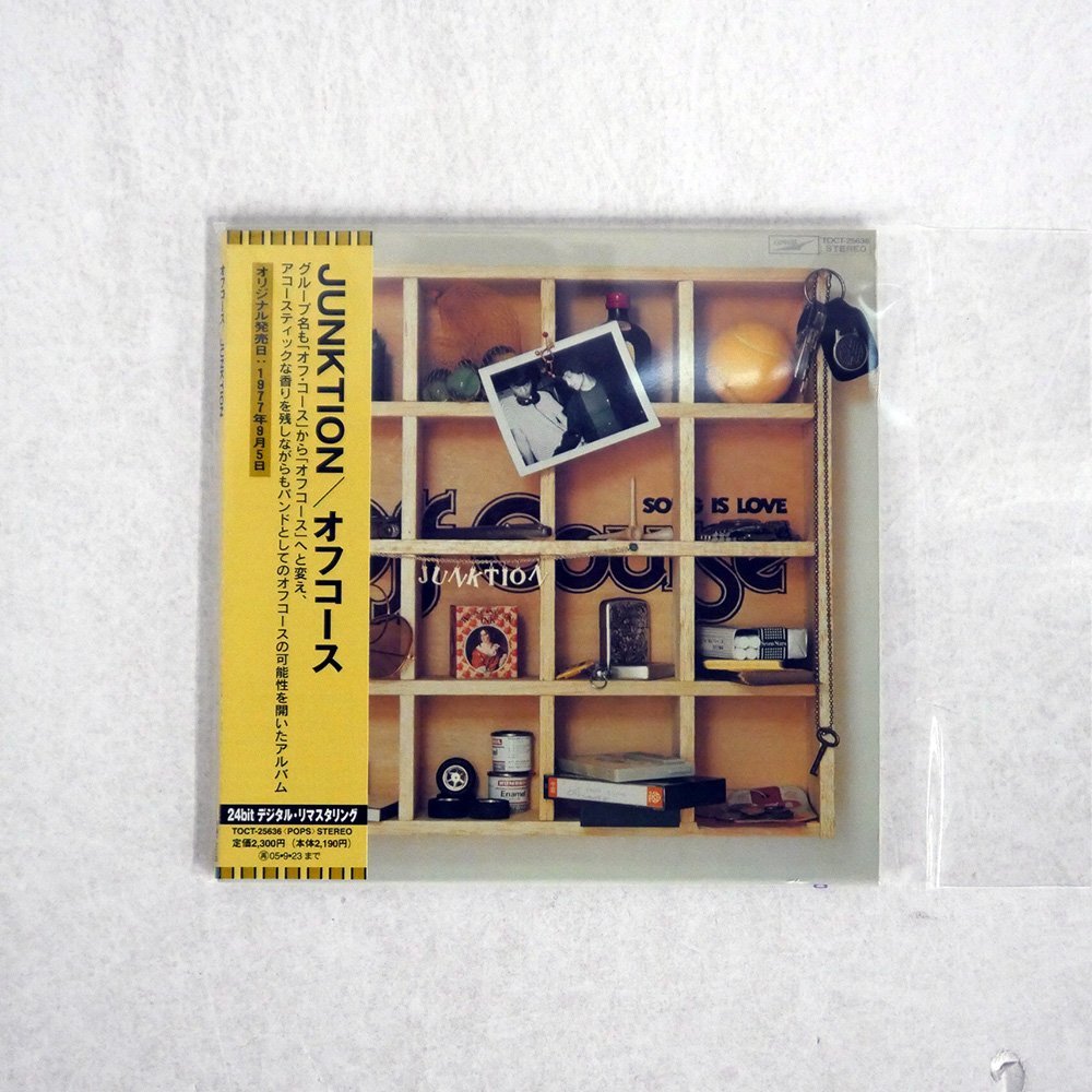 【目立った傷や汚れなし】紙ジャケ オフコース/JUNKTION/EMIミュージックジャパン TOCT25636 の落札情報詳細 - Yahoo ...