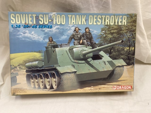 【やや傷や汚れあり】DRAGON 1/35 SOVIET SU-100 TANK DESTROYER ドラゴン 6075の落札情報詳細 - ヤフオク落札価格情報 オークフリー