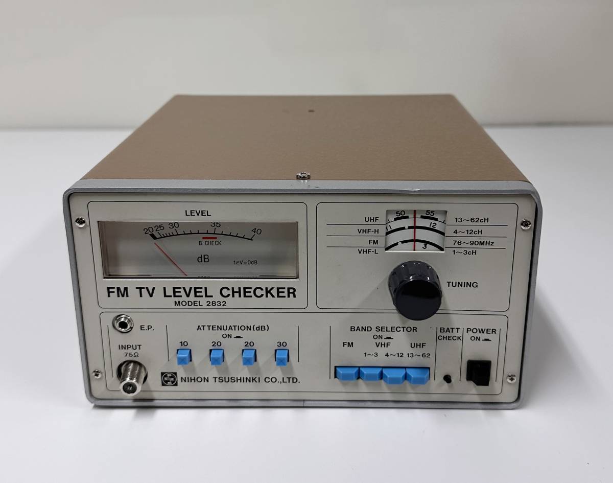 【やや傷や汚れあり】電界強度測定器 Model 2832 FM－TV LEVEL CHECKER 現状品の落札情報詳細 - ヤフオク落札価格 ...