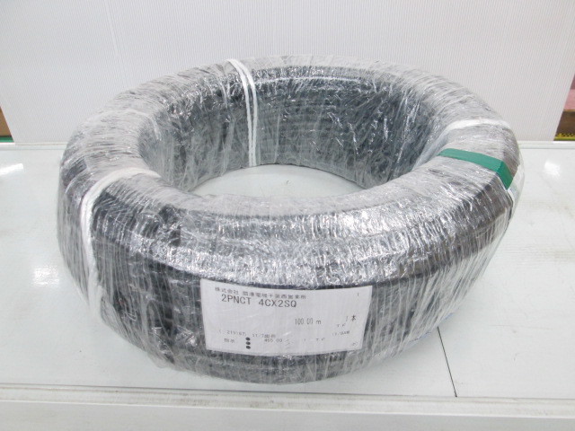 【未使用】Z2434 富士電線 キャブタイヤケーブル 2PNCT 4CX2SQ 100m 未使用の落札情報詳細 - ヤフオク落札価格検索 オークフリー