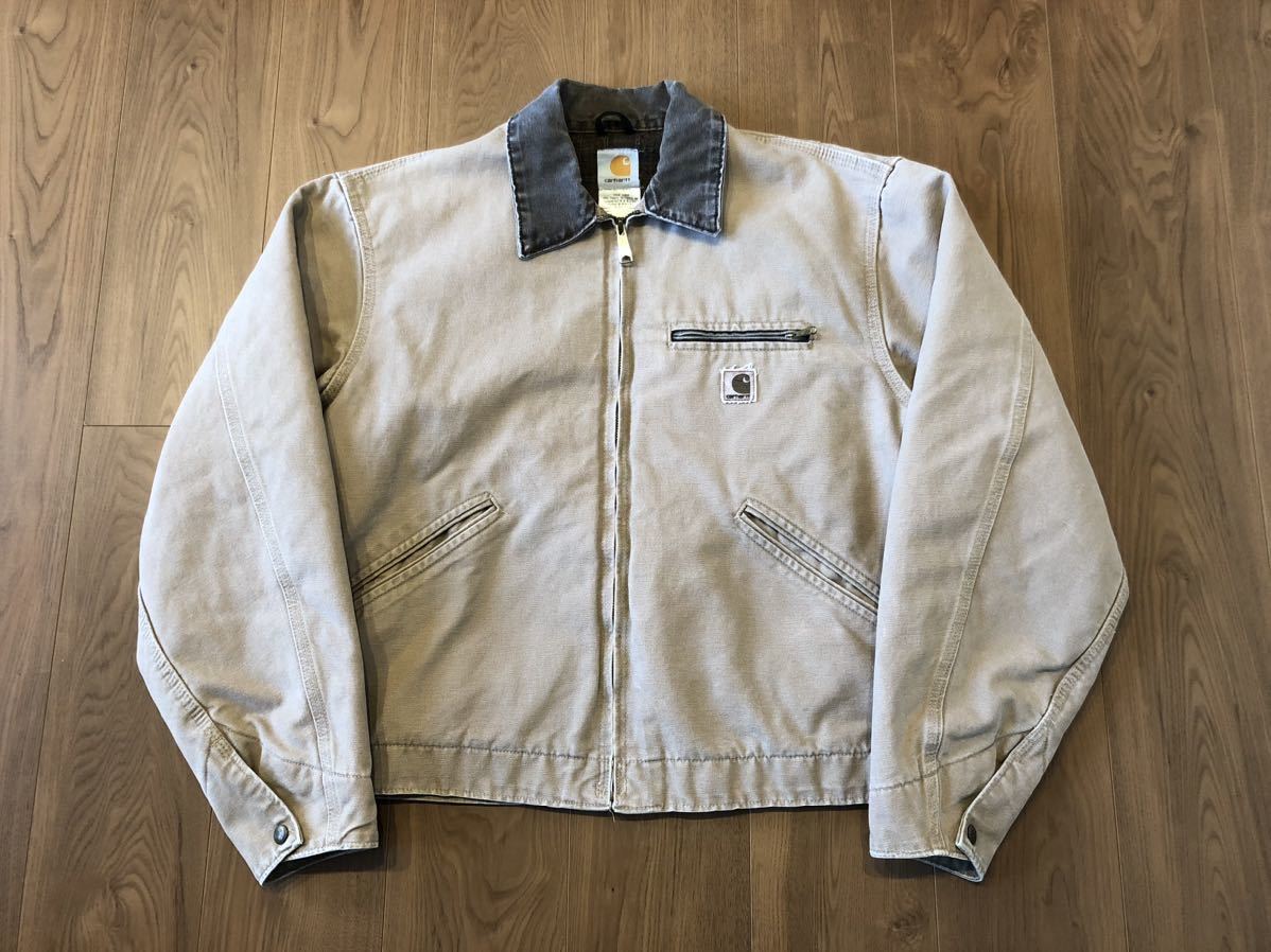 【やや傷や汚れあり】希少カラー! 90s carhartt カーハート デトロイトジャケット L ビンテージ ☆ 80s USA ダック ベスト アクティブパーカ カバーオール の落札情報詳細 ...