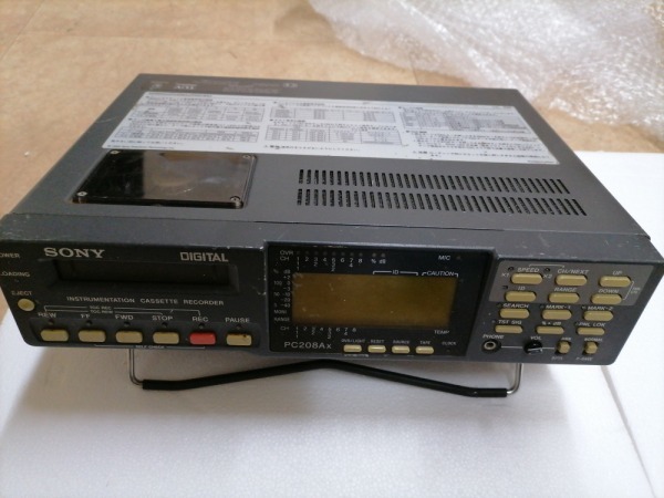 【やや傷や汚れあり】【ジャンク】SONY ソニー INSTRUMENTATION CASSETTE RECORDER PC208Ax DAT ...