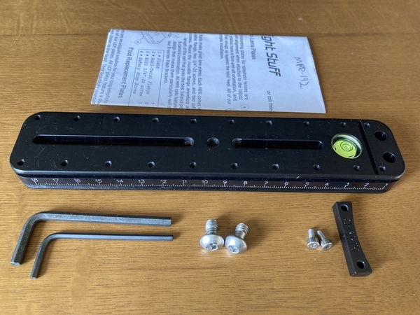 【やや傷や汚れあり】RRS（Really Right Stuff）MPR-192 RAil（Plate） アルカスイス規格 マルチ用途レール ...