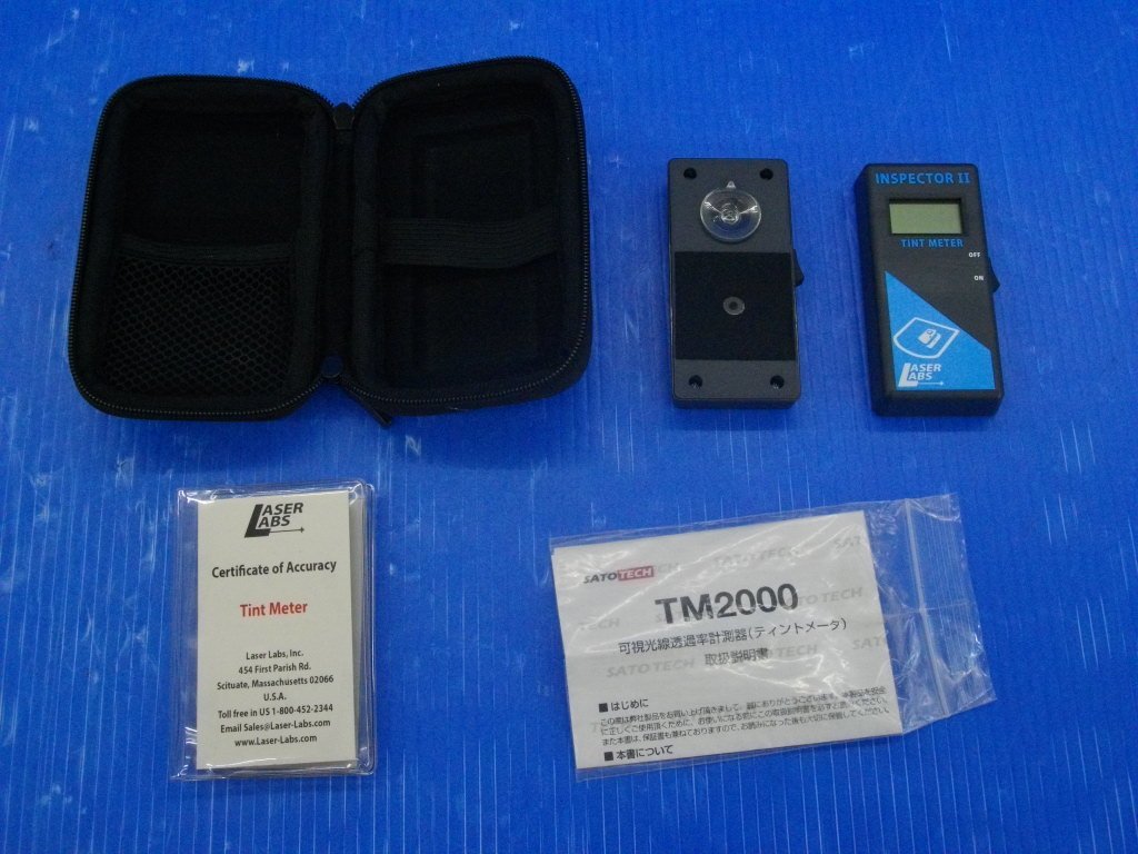【未使用】新品 送料無料 ティントメーター TM2000 可視光線透過率測定器 分離型の落札情報詳細 - ヤフオク落札価格検索 オークフリー