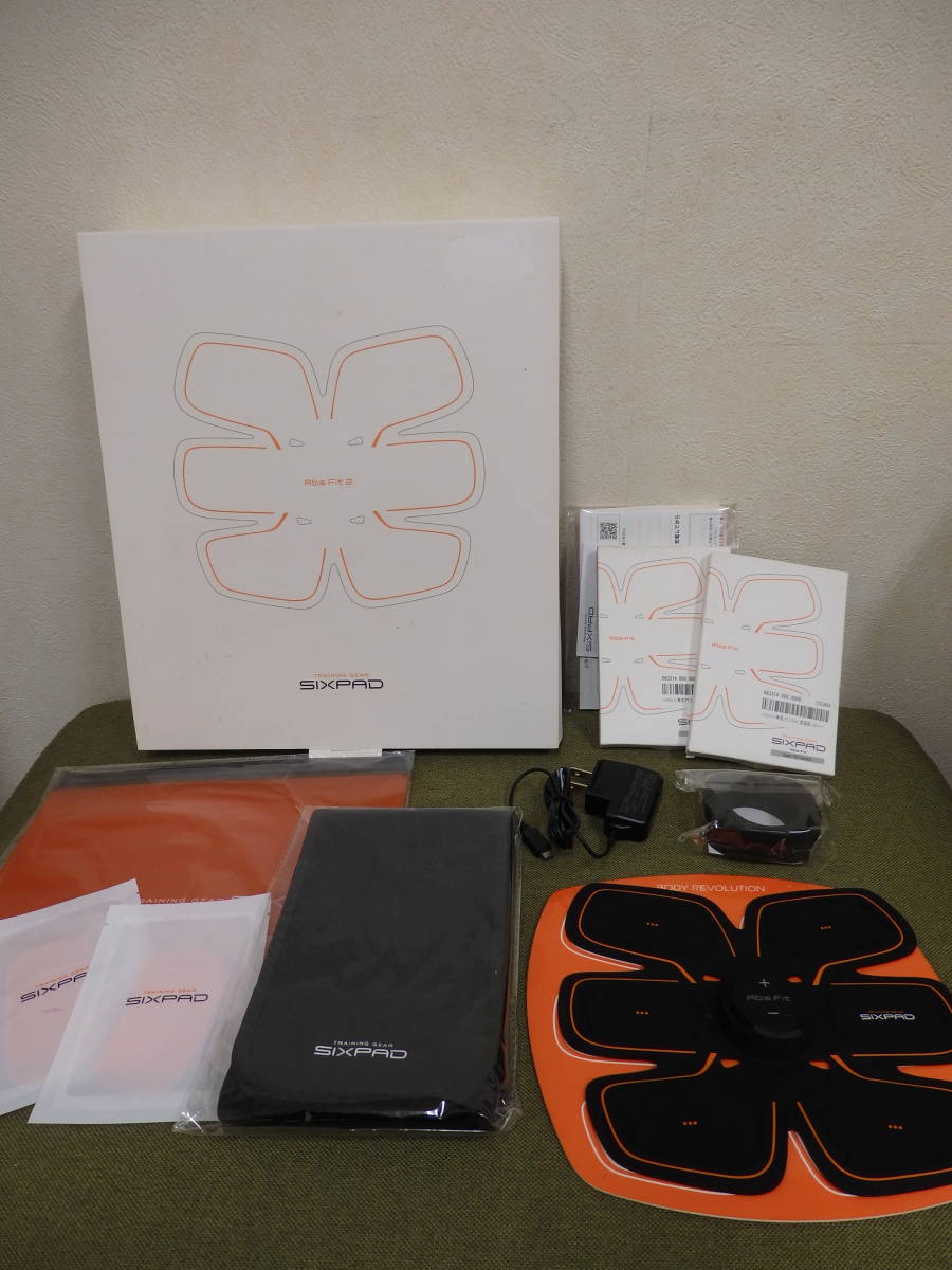 【やや傷や汚れあり】T6-5.1） MTG SIXPAD Abs Fit 2 / シックスパッド アブズフィット2 SP-AF2212F-R + ジェルシート 2箱+2袋（18枚)の落札情報 ...