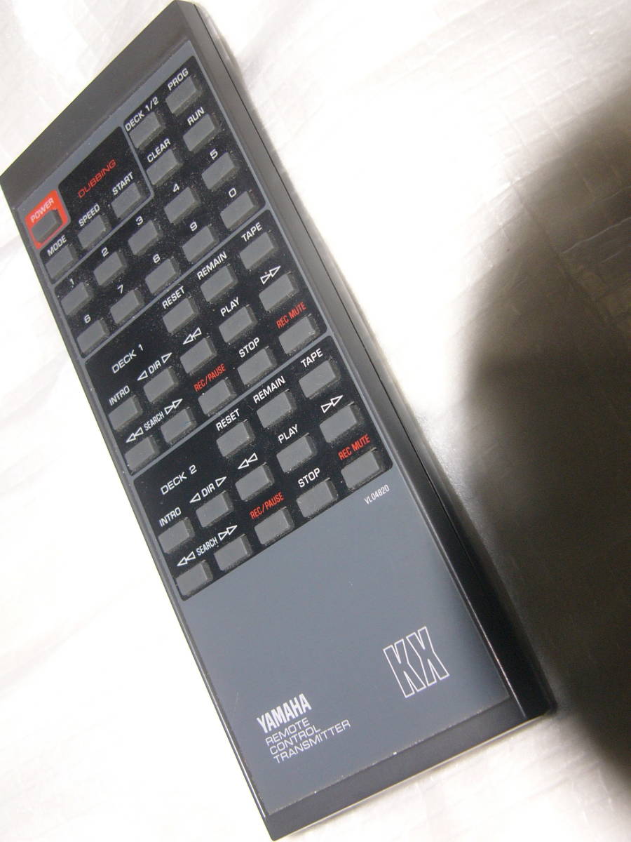 【目立った傷や汚れなし】ヤマハ リモコン / YAMAHA REMOTE CONTROL TRANSMITTER KX VL04820 リモコン（美品・クリーニング＆作動確認済み）の落札情報 ...