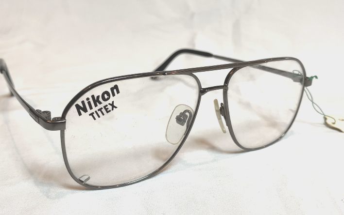 【未使用】 F05 NIKON TITEX ニコン メガネ 眼鏡フレームメタルフレームフルリム 56 14-140 参考価格23,000円 ...