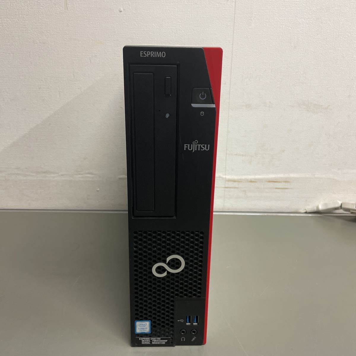 【傷や汚れあり】ス90 FUJITSU ESPRIMO D587/RX FMVD3000XP Core i7 7700 メモリ8GB の落札 ...