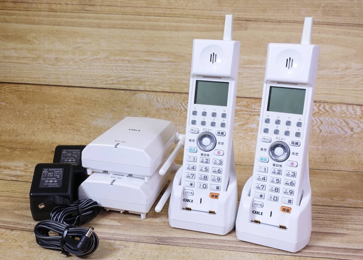 【目立った傷や汚れなし】【保証有 2台セット 美品! 】OKI 沖 CrosCore2 コードレス電話機 CLD-8DK-W-02A 電池付属 管理番号502の落札情報詳細 - Yahoo ...