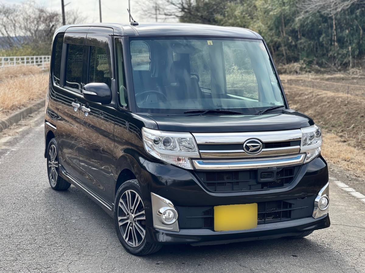 【走行距離 135,300 km】H26 LA600S タント 最上級グレード カスタムRS SA ICターボ/スマートアシスト/両側パワスラ/純正ナビ/バックカメラ/ETC 検令和7年3月迄 ...