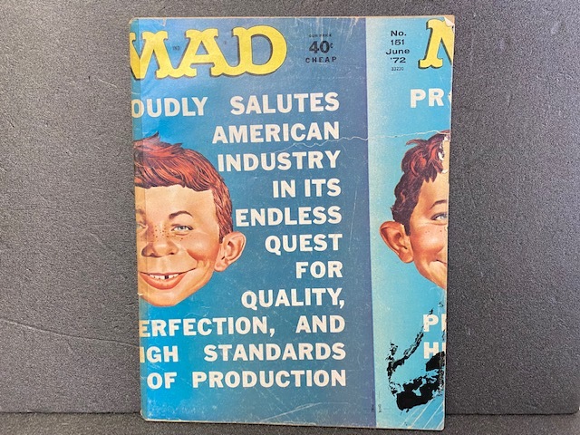 【傷や汚れあり】即決 ! クリックポスト可! 72'【 マッドマガジン 】MAD MAGAZINE 雑誌 本 アルフレッド E ニューマン ...