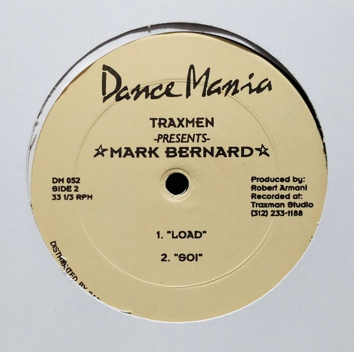 【目立った傷や汚れなし】(12inch) Mark Bernard - Loop Point / Load (Dance Mania DM052) / Traxmen Robert ...