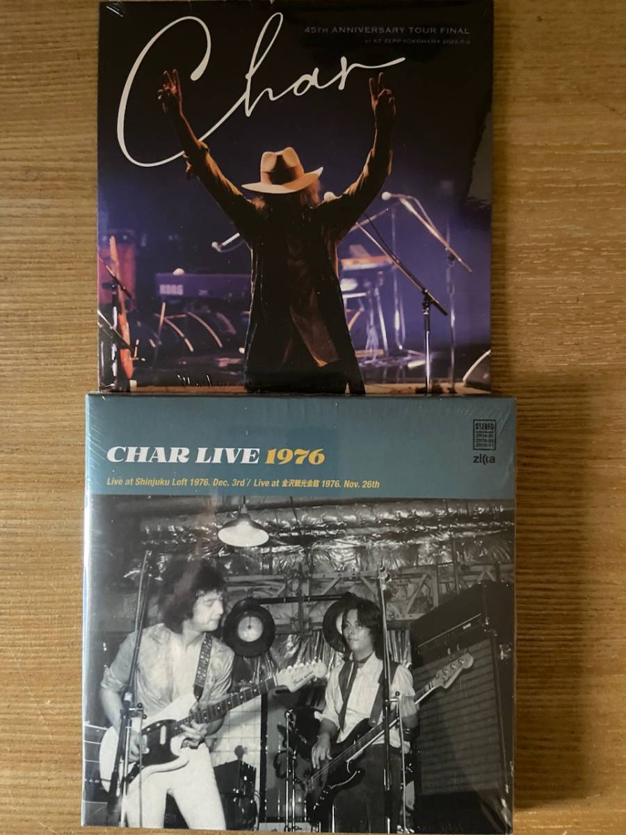 【未使用】CHAR：【新品未開封】「CHAR LIVE 1976(2CD+DVD」&初回限定DVD「45TH ANNIVERSARY TOUR FINAL(2022年5月3日:ZEPP 横浜 ...