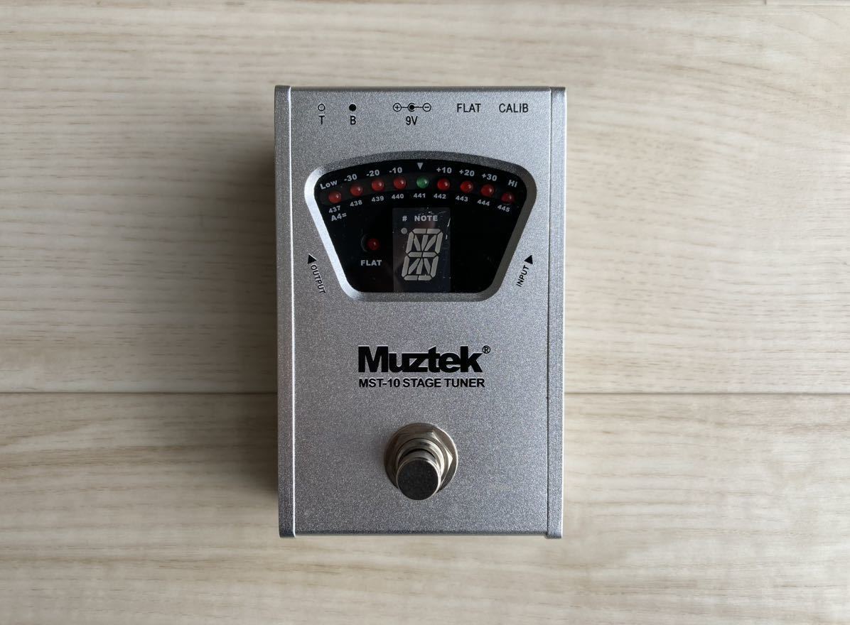 美品 MUZTEK MST-10 Stage Tuner ステージチューナーの落札情報詳細 - ヤフオク落札価格情報 オークフリー