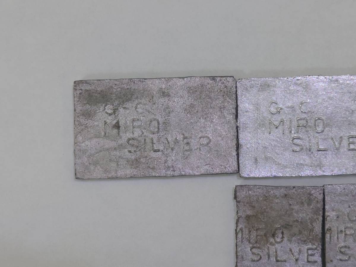 【傷や汚れあり】52266/ 1円スタート GC MIRO SILVER ジーシー ミロシルバー 約61.6g 歯科用 歯科鋳造用銀合金 保管 ...