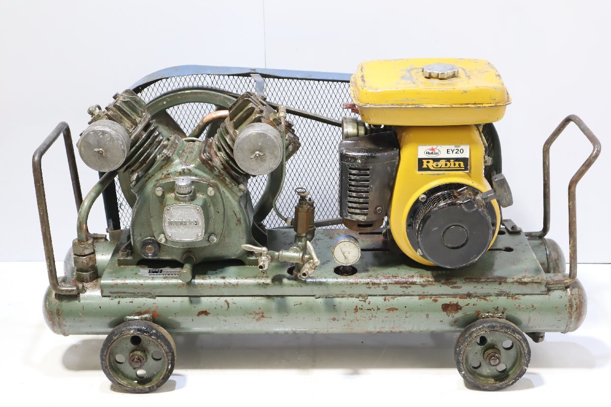 【傷や汚れあり】西P☆IWATA 岩田 ロビンエンジン式 エアーコンプレッサー SUE-222NB 3W-348の落札情報詳細 - ヤフオク落札価格検索 オークフリー