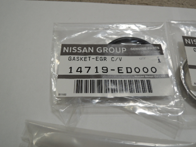 【未使用】日産純正 EGRガスケット(HR12DE HR15DEなど)【3点セット】[14722-ED000/14719-ED000 ...