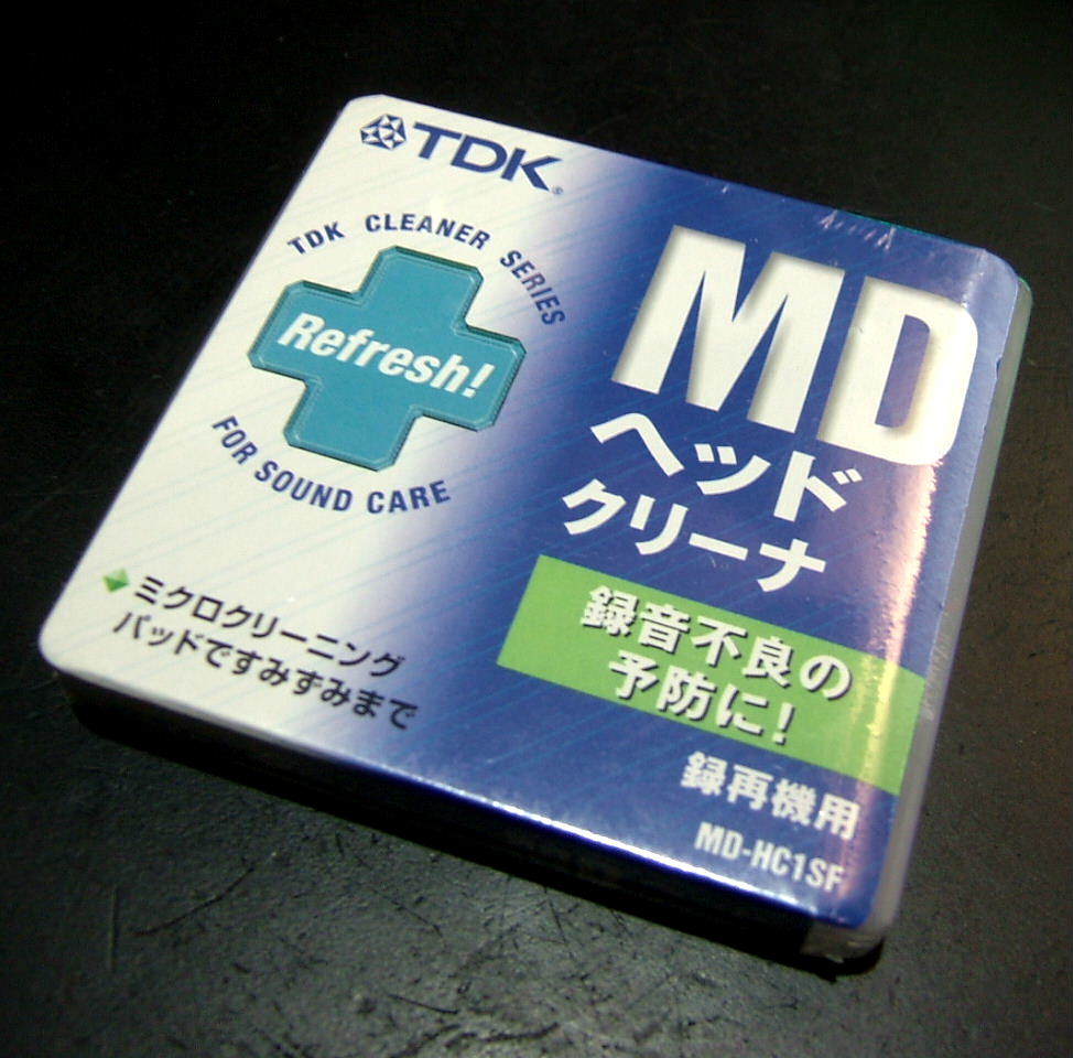 【未使用】 送料無料 新品 TDK 録再機用 MDヘッドクリーナー 音質改善に MD-HC1SF 日本製 made in Japan NOSの落札情報詳細 - ヤフオク落札価格検索 オークフリー