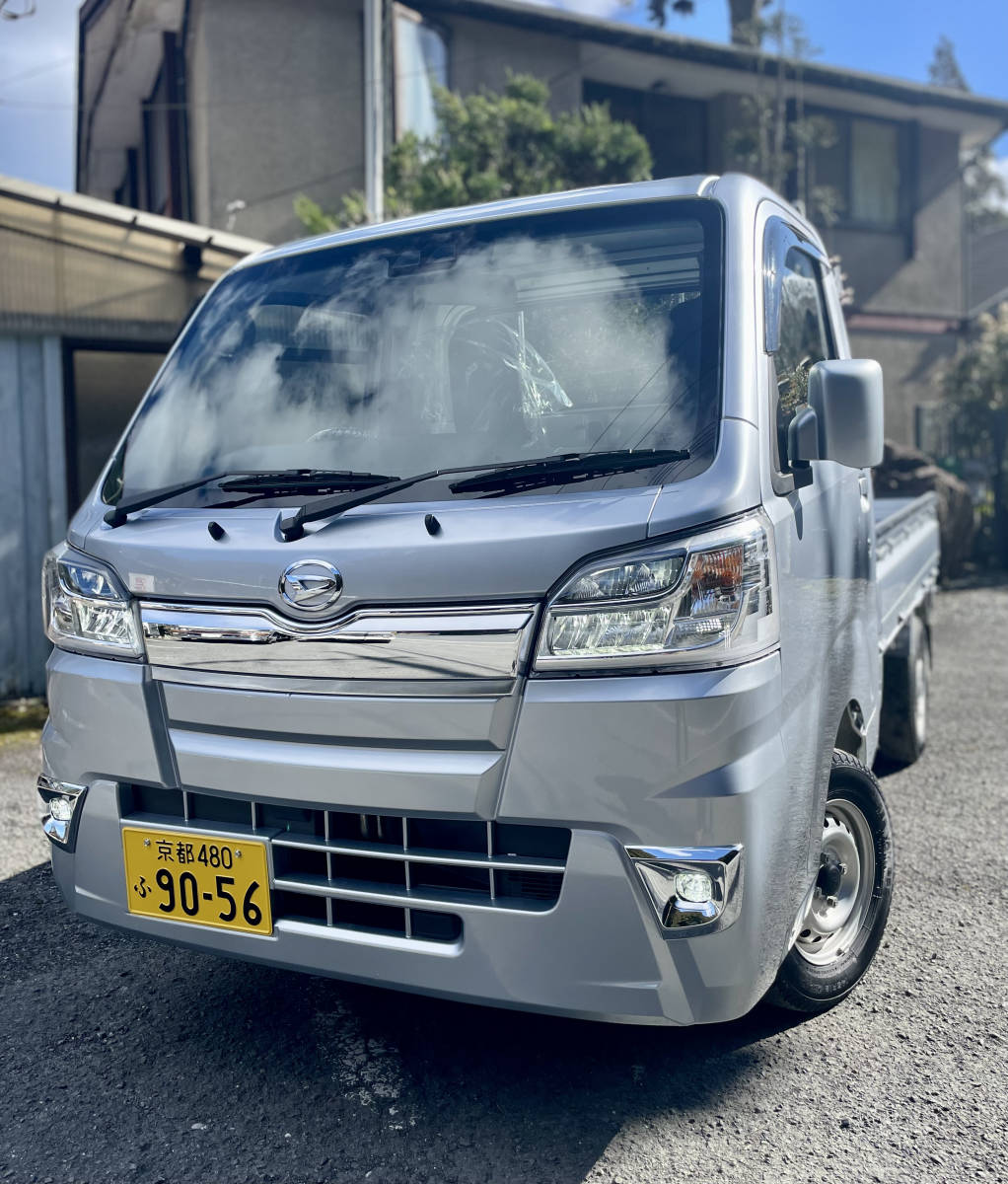 【走行距離 13,032 km】ダイハツ ハイゼット 軽トラック。エクストラ SAIII t。3BD-S510P。4WD。AT。令和3年形。車検R7/2月まで。13033km。HIJET ...