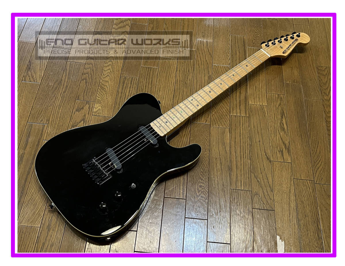 【やや傷や汚れあり】真の布袋ファン向け[TEJ HOTEI Insire Custom] FERNANDES フェルナンデス 虎目メイプル ...