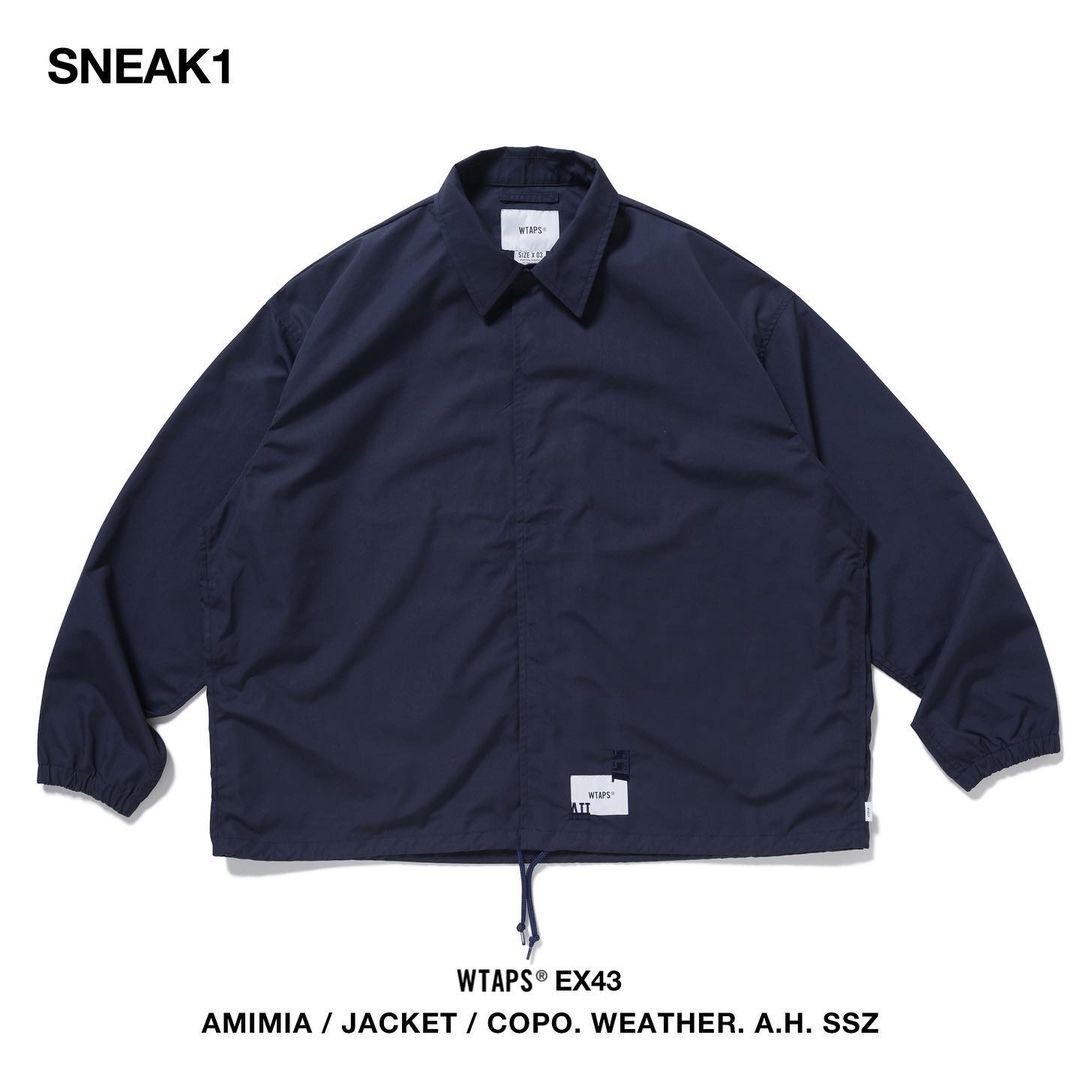 【未使用】新品 21AW WTAPS × SSZ × A.H AMIMIA JACKET Lサイズ ダブルタップス 長谷川昭雄 コーチジャケット ネイビーの落札情報詳細 - ヤフオク落札価格 ...
