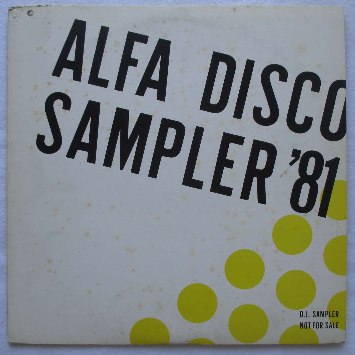 【やや傷や汚れあり】 V.A 12：国内プロモ ALFA DISCO SAMPLER '81 feat. QUINCY JONES / I NO CORRIDA (4:12) etc.の落札 ...