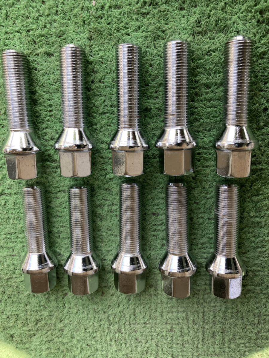 【未使用】VW イオス 1F パサート 3B 3C パサートCC ワーゲンCC シャラン トゥアレグ M14 P1.5 60度 テーパーボルト 首下30mm 鏡面仕上げ 20本セットの落札情報 ...
