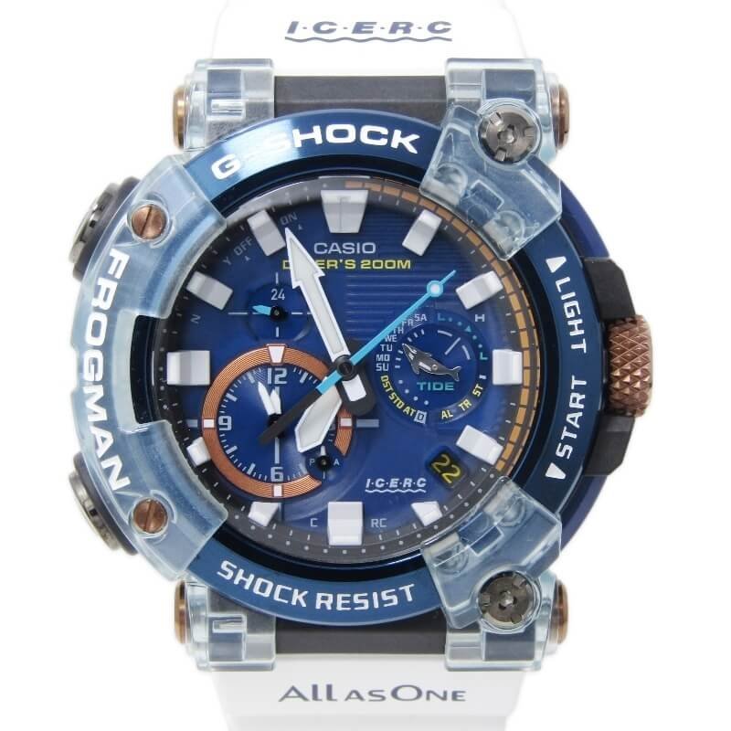 【やや傷や汚れあり】casio G Shock Gショック Gwf A1000k 2ajr イルクジ2021年 フロッグマン スケルトン