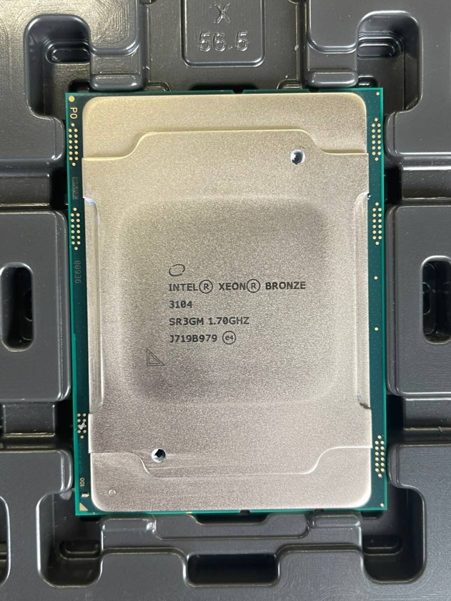 【目立った傷や汚れなし】Intel Xeon Bronze 3104 6Cores 1.70GHz SR3GM CPU Processorの ...
