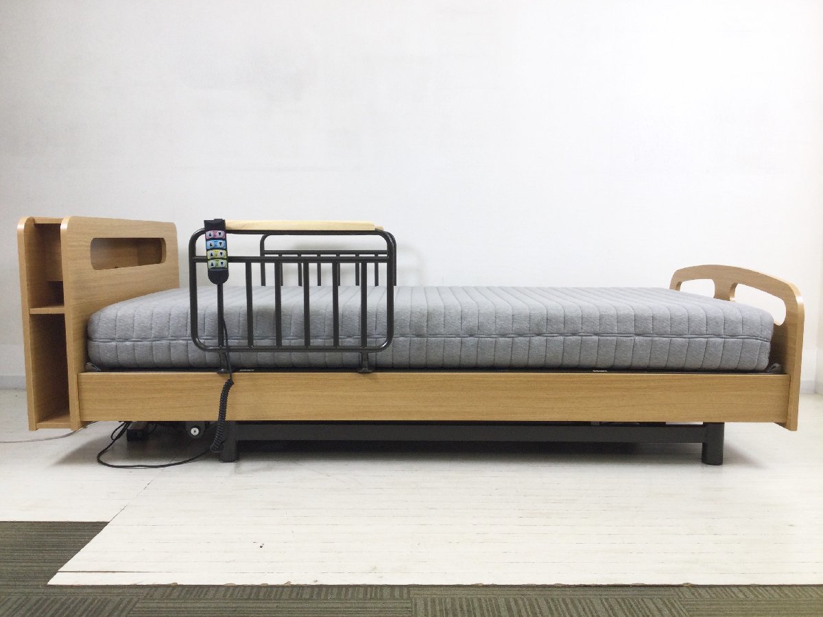 【傷や汚れあり】1103【沖縄県・離島配送不可】 ニトリ ELECTRIC BED RISE2 3M-C LBR 電動ベッド 3モーター シングルマットレス Nスリープ E2-03 VBの落札 ...