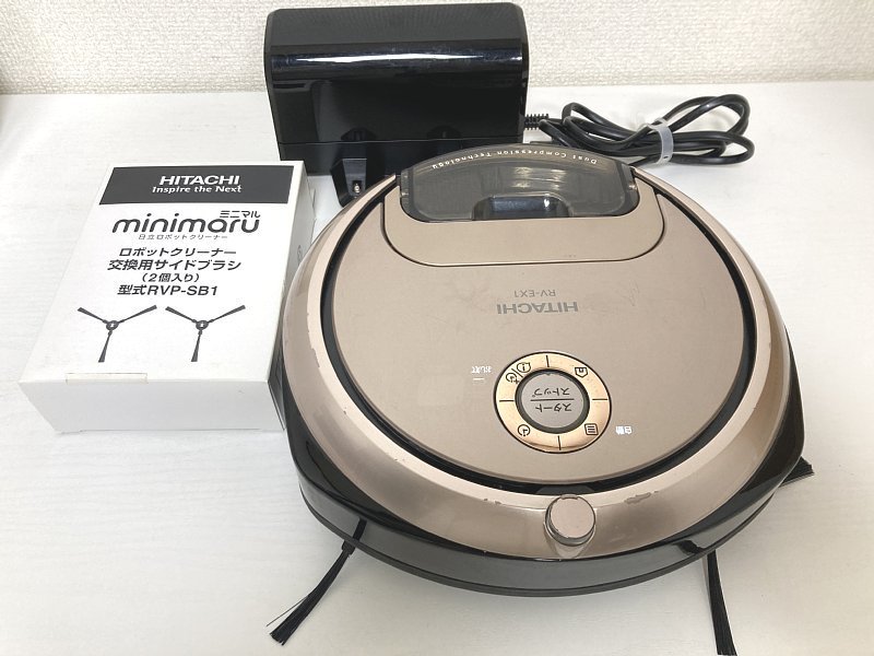【目立った傷や汚れなし】日立 RV-EX1 ロボットクリーナー「minimaruミニマル」 シャンパンゴールド RV-EX1 ロボット掃除機の落札情報詳細 - ヤフオク落札価格検索 オークフリー