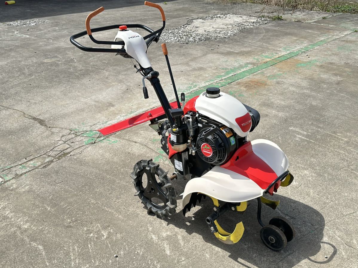 【やや傷や汚れあり】実働 YANMAR ヤンマー FP300 UFOレベラー POCHI ミニ耕うん機 管理機 耕運機 ガソリンエンジン 農用 ...