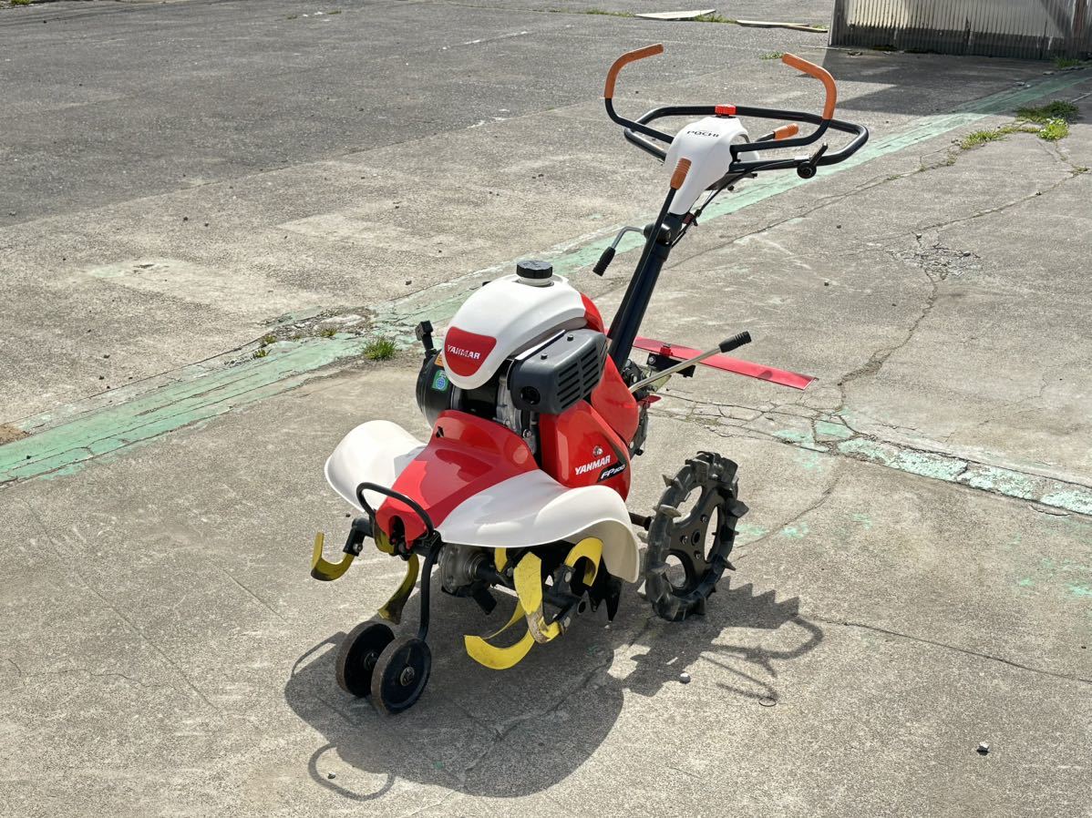 【やや傷や汚れあり】実働 YANMAR ヤンマー FP300 UFOレベラー POCHI ミニ耕うん機 管理機 耕運機 ガソリンエンジン 農用 ...