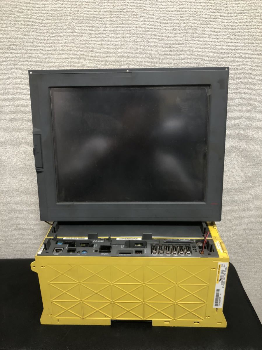 【やや傷や汚れあり】「未確認」FANUCファナック160i-LB コントローラA02B-0281-B803/PANEL i モニタA13B ...