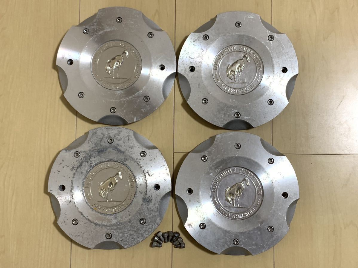 【やや傷や汚れあり】★絶版 超希少★スーパースター ピュアスピリッツ LODIO DRIVE ロデオドライブ センター キャップ 4枚 中古 ...