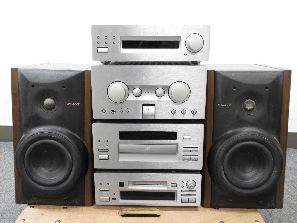 【傷や汚れあり】☆kenwood ケンウッド システムコンポ Dmf 7002s Kaf 5002 Ktf 5002 Dpf 7002 Lsf