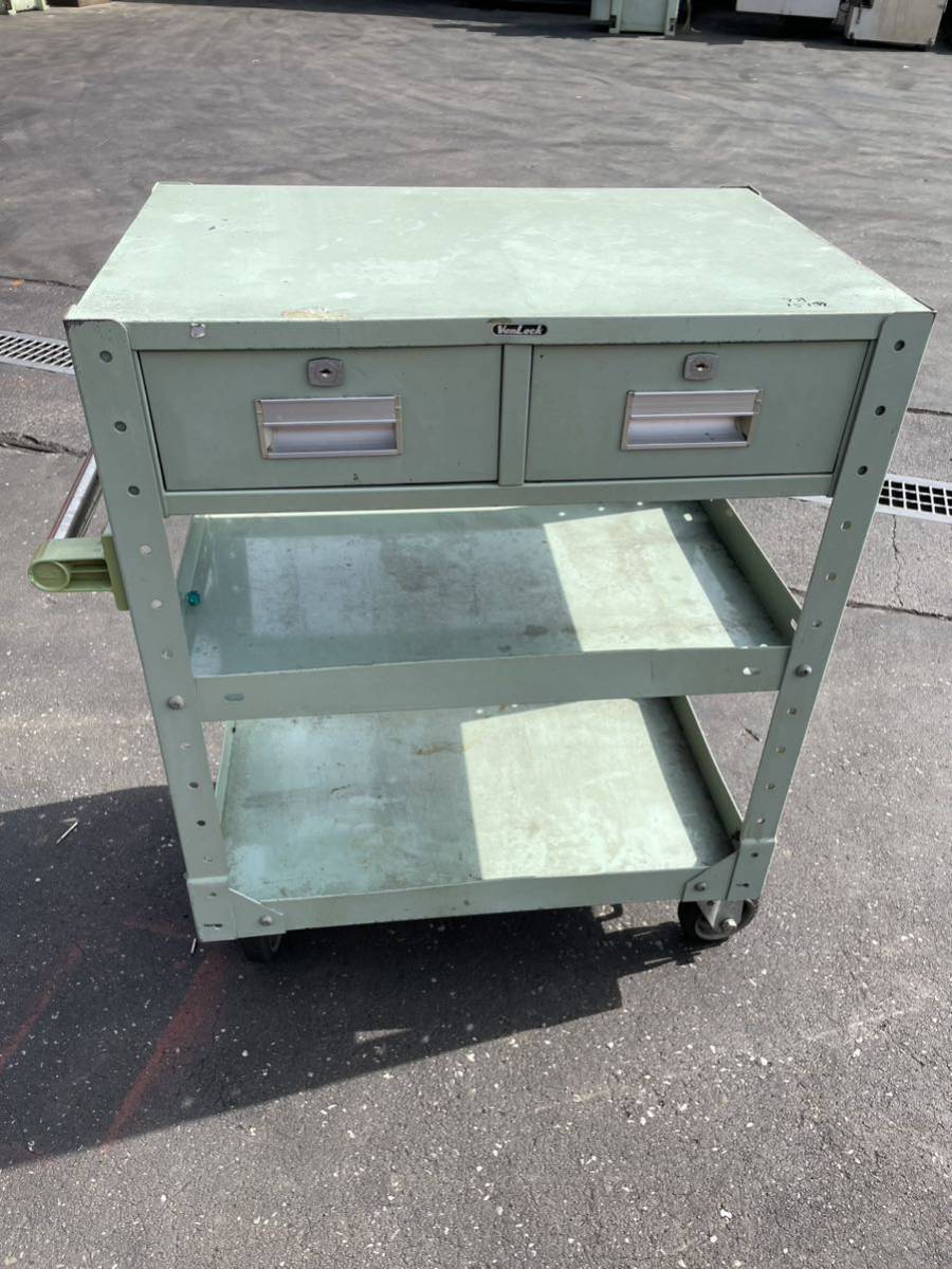 【傷や汚れあり】YY1601 ツールワゴン 作業台 ※鍵無し 1円スタート！！ Van Lackの落札情報詳細 - ヤフオク落札価格検索 オークフリー