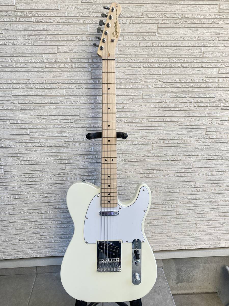 【未使用に近い】ほぼ未使用 SQUIER Affinity Tele Arctic White スクワイヤー スクワイア テレキャスター ...