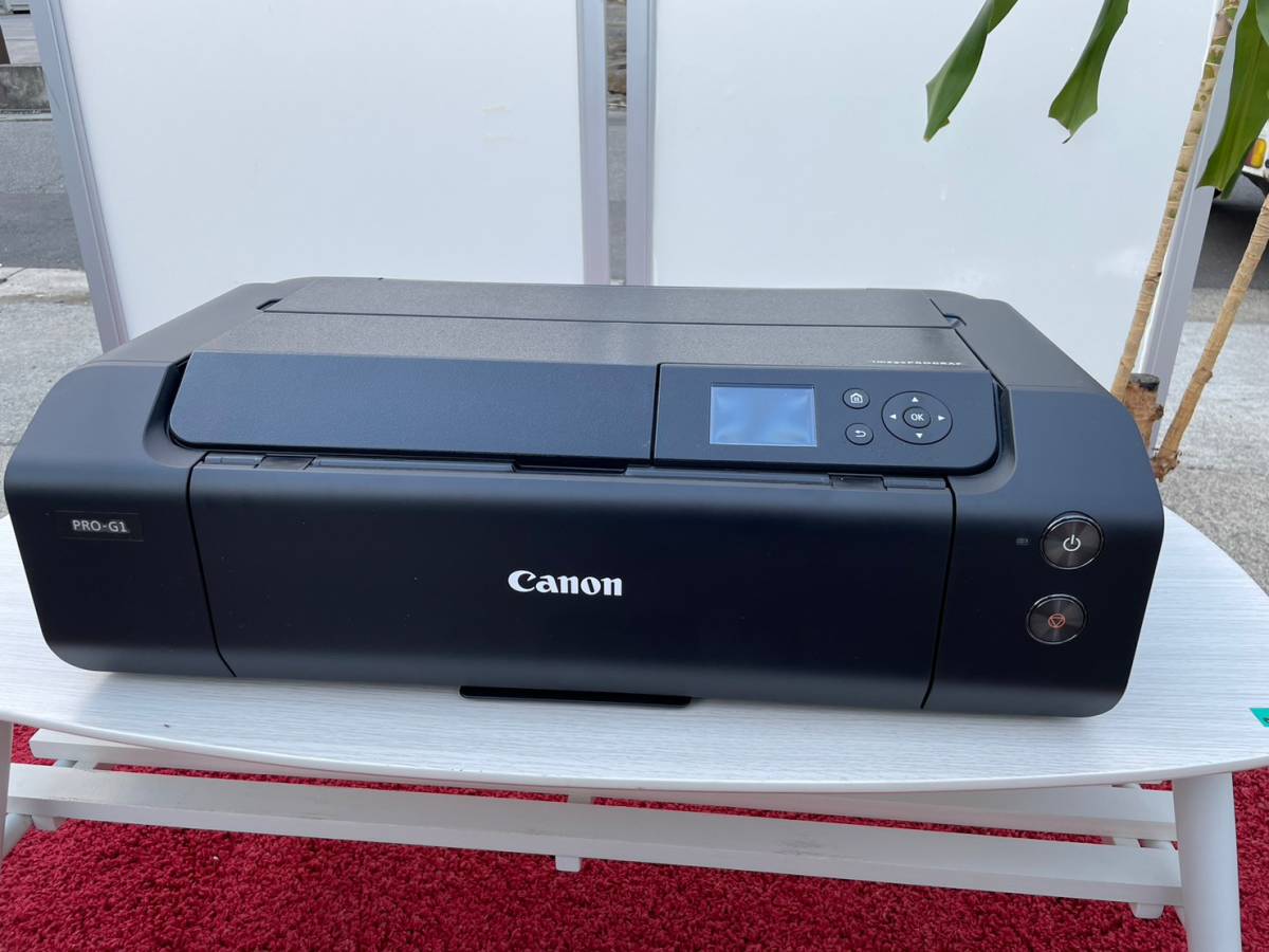 【傷や汚れあり】Canon インクジェットフォトプリンター imagePROGRAF PRO-G1 A3ノビ対応 10色インク の落札情報詳細 - ヤフオク落札価格検索 オークフリー