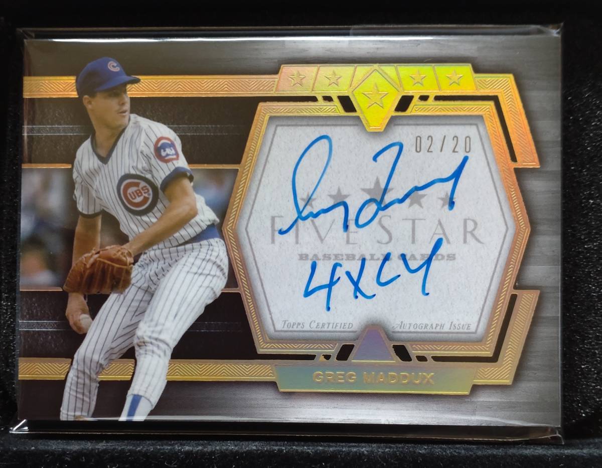 【未使用】2022 Topps Five Star autograph Greg Maddux 02/20の落札情報詳細 - ヤフオク落札価格 ...