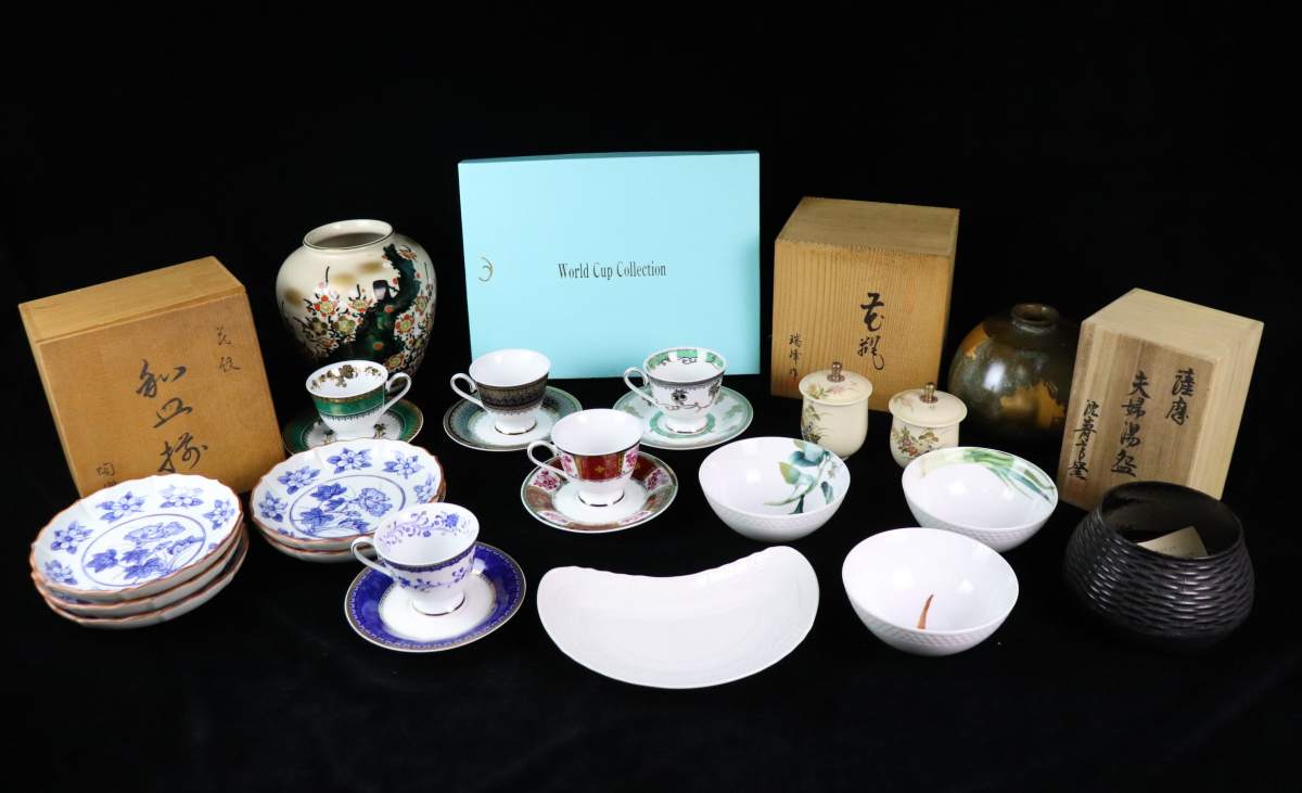 【傷や汚れあり】食器 まとめ World Cup Collection/関楽作 和皿/昭榮蛍造/Noritake/Richard Ginori ...