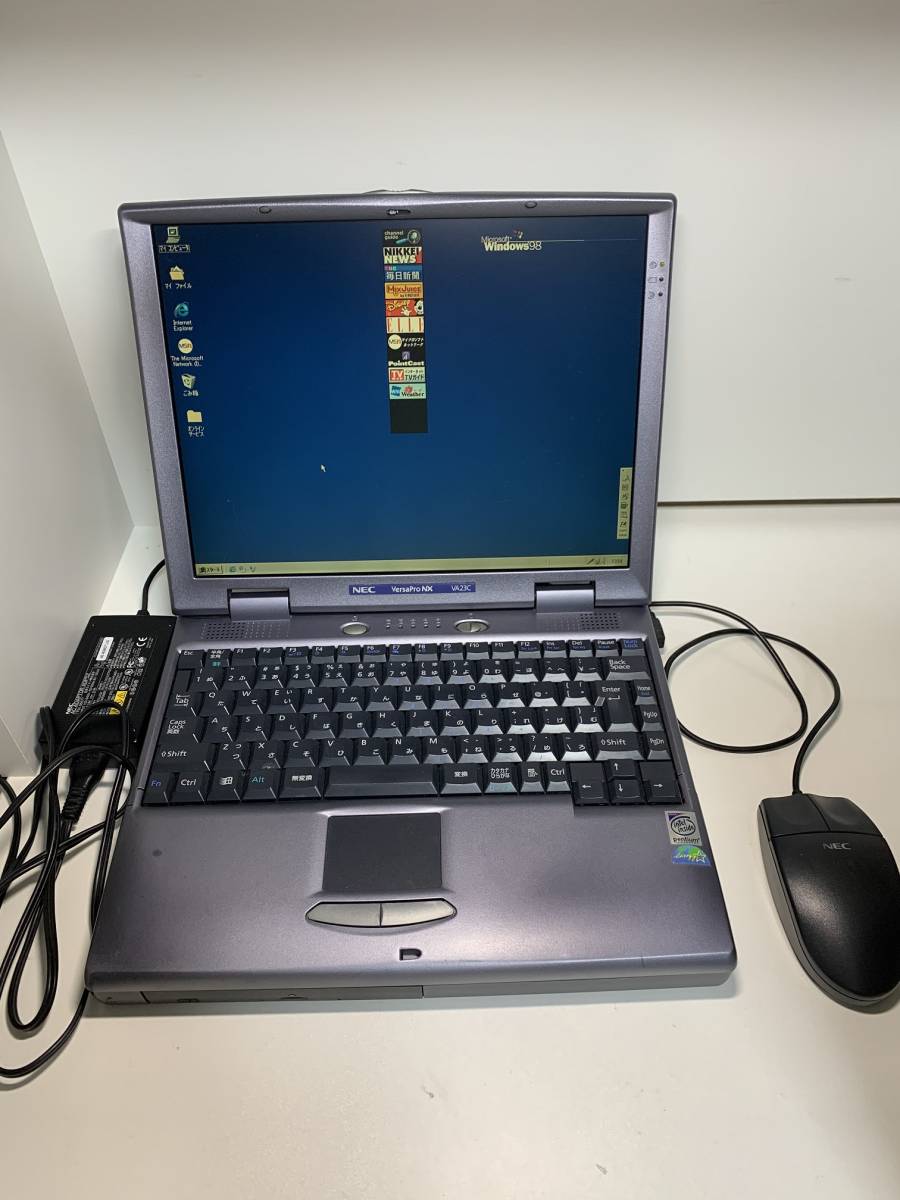 【傷や汚れあり】NEC VersaPro NX VA23C Pentium 233MHz/96MB/2GB/Windows 98 Office ...