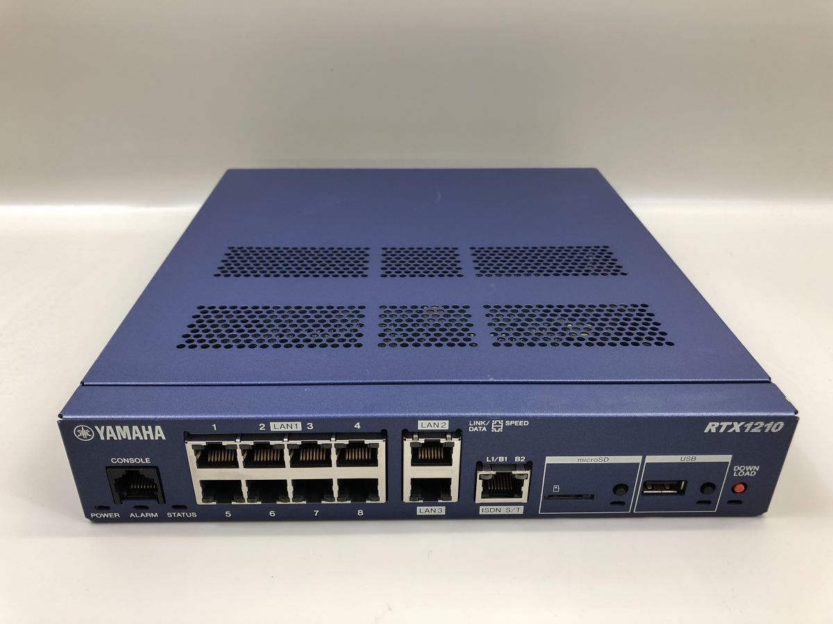 【やや傷や汚れあり】YAMAHA ギガアクセス VPN ルーター RTX1210 動作確認・初期化済みの落札情報詳細 - ヤフオク落札価格検索 ...