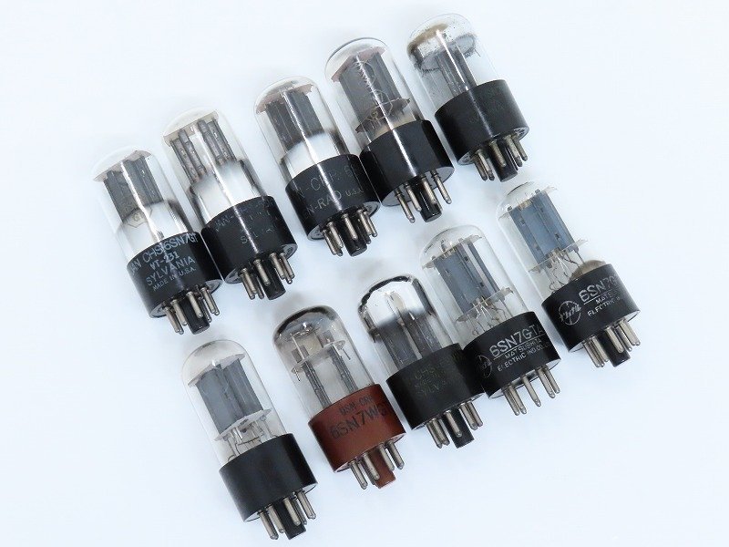 ジャンク真空管 (7) 34個 RCA SYLVANIAシルバニア RAYTHEON GE Philips 8626 5AR4 6SN7 ...