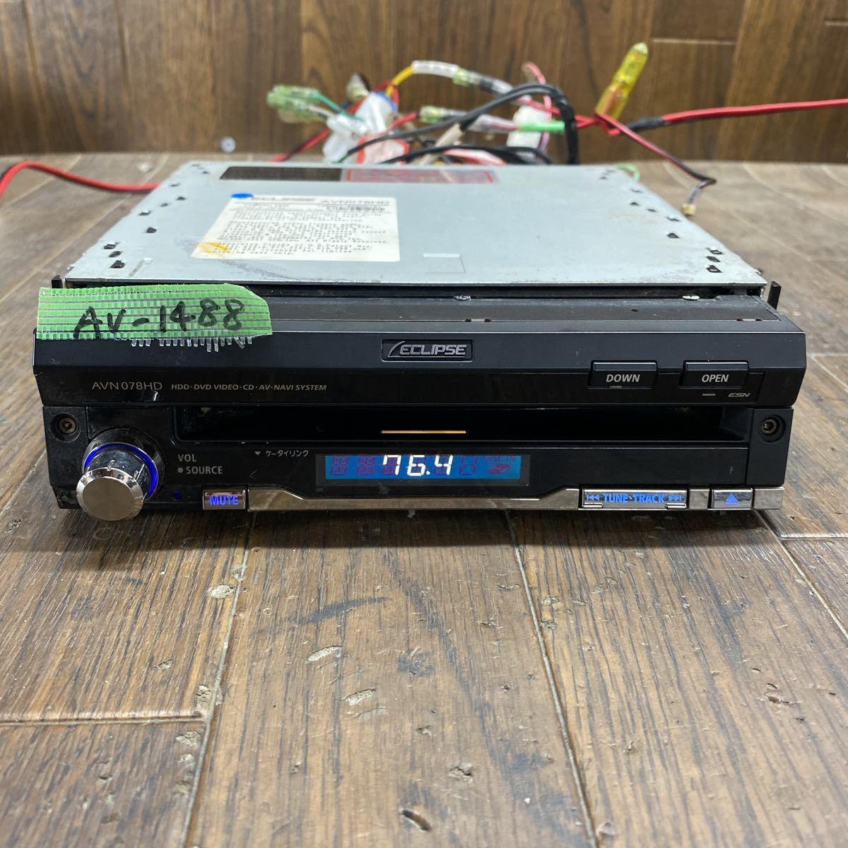 【やや傷や汚れあり】イクリプス HDDナビ AVN770HD DVD テレビ フルセグ USB AUX iPod CD録音 ECLIPSEの落札情報詳細 - ヤフオク落札価格検索 オークフリー