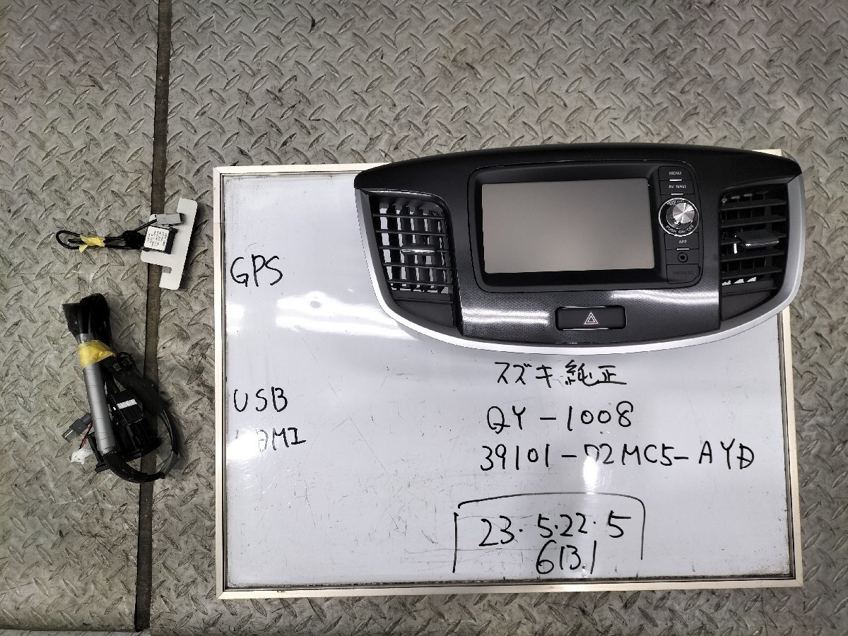 【やや傷や汚れあり】★MH44S スズキ ワゴンR スティングレー T 平成27年 純正 ナビ Clarion クラリオン QY-1008 39101-72MC5-AYD★の落札情報詳細 ...