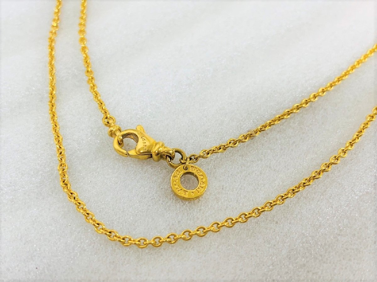 【やや傷や汚れあり】BVLGARI ブルガリ チェーン ネックレス YG イエローゴールド 750 K18 40cm レディース 約5.3gの落札情報詳細 - Yahoo!オークション落札価格 ...