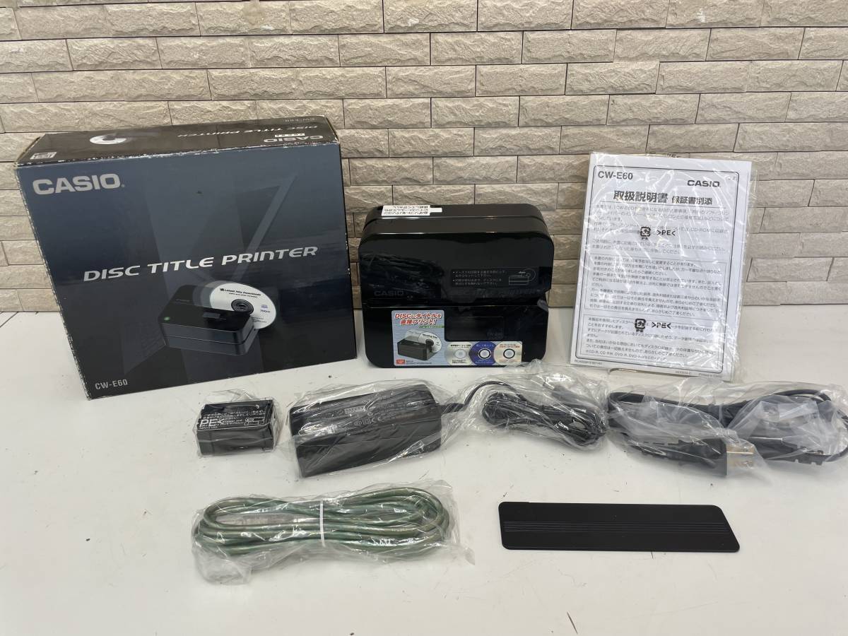 【未使用】【未使用品】【CASIO カシオ CD-R タイトルプリンター CW-50 ディスクタイトルプリンター 本体】の落札情報詳細 ...